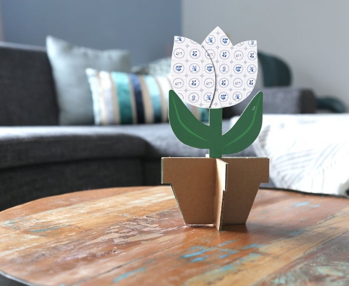 Delfts blauwe tulp | Unieke decoratiematerialen met een Nederlands tintje