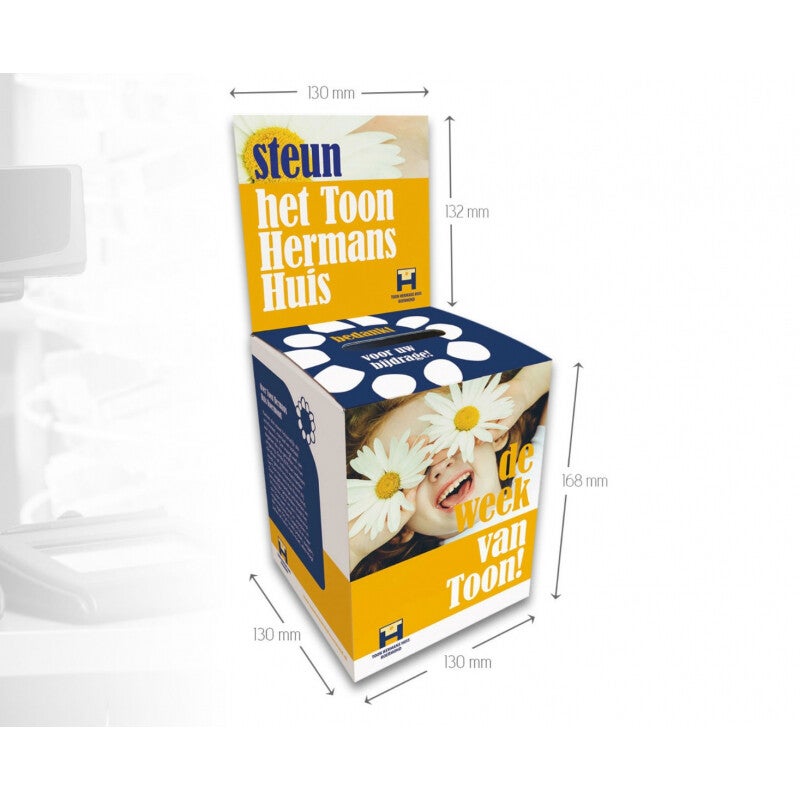 Kartonnen donatiebox | Holbox Shop Direct