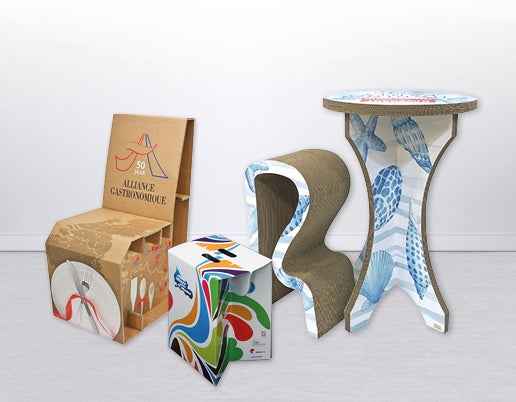 Kartonnen beurs- en evenementartikelen | Holbox Shop Direct