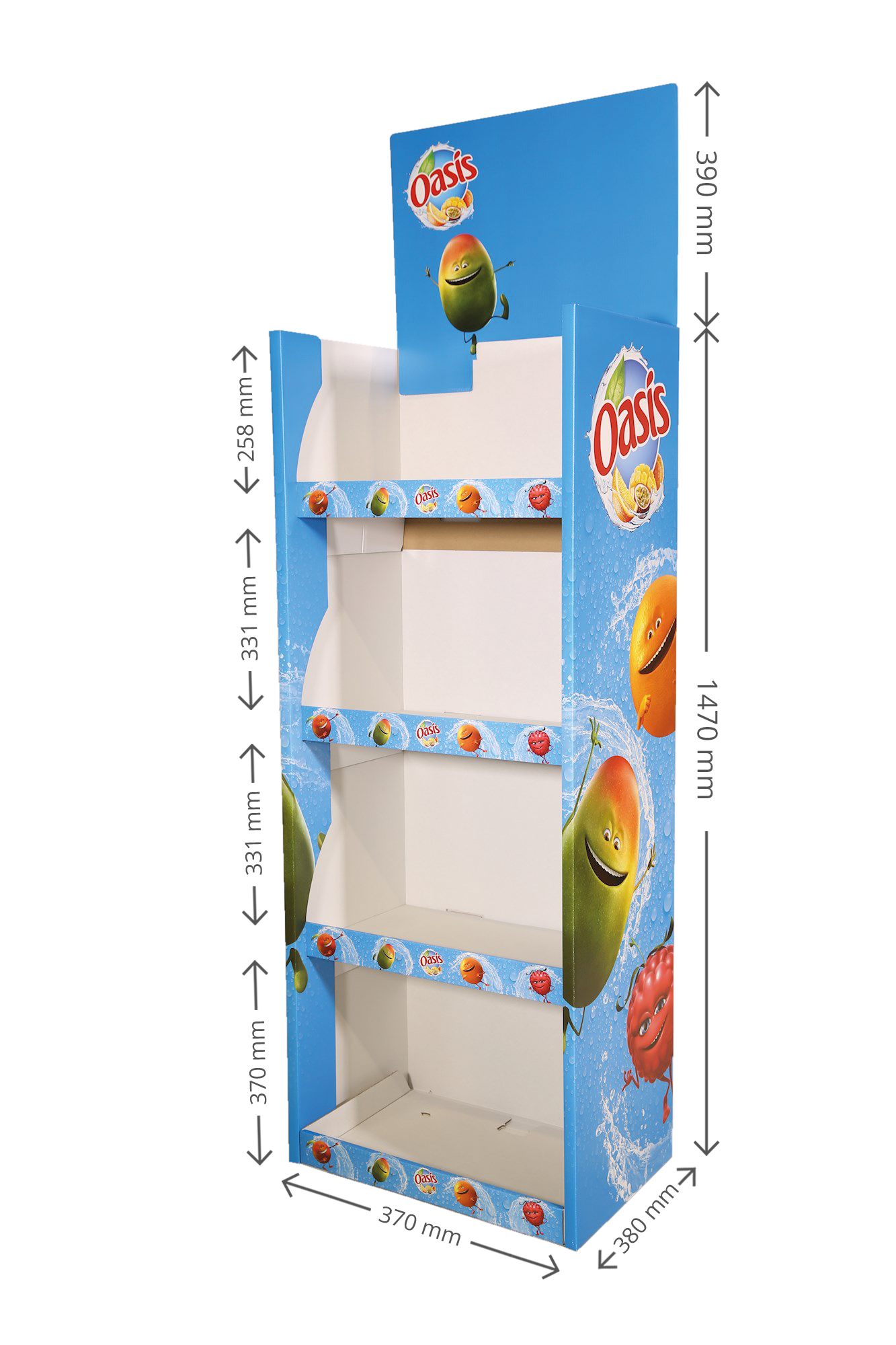 Op maat gemaakte kartonnen hang-in displays | Holbox Shop Direct