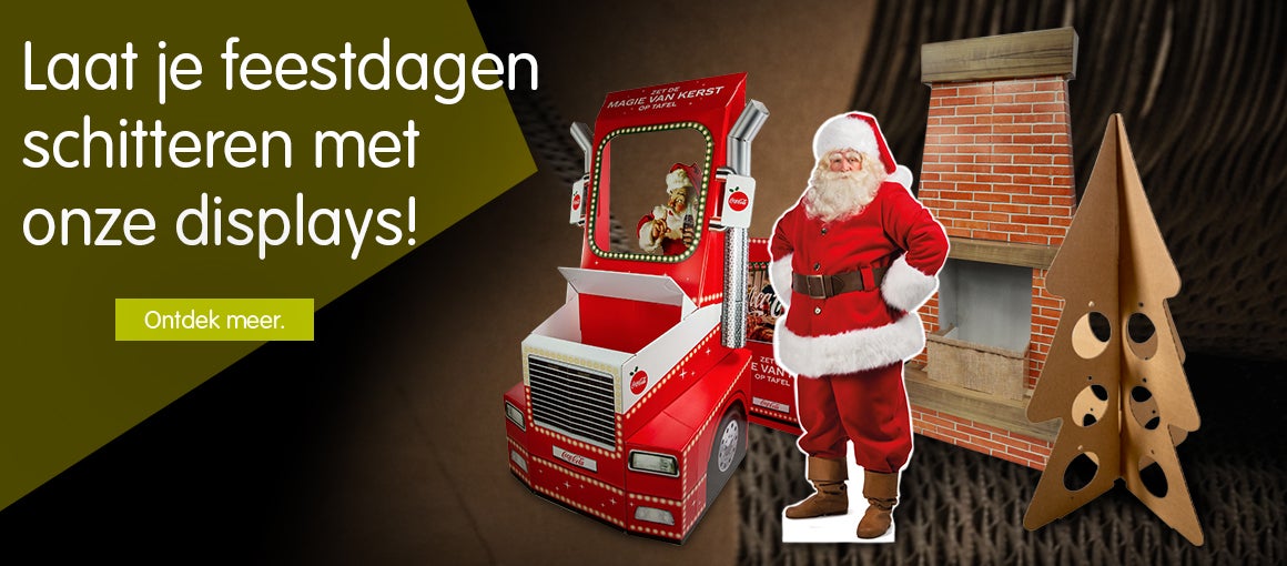 Kartonnen displays en promotiemateriaal | Holbox Shop Direct